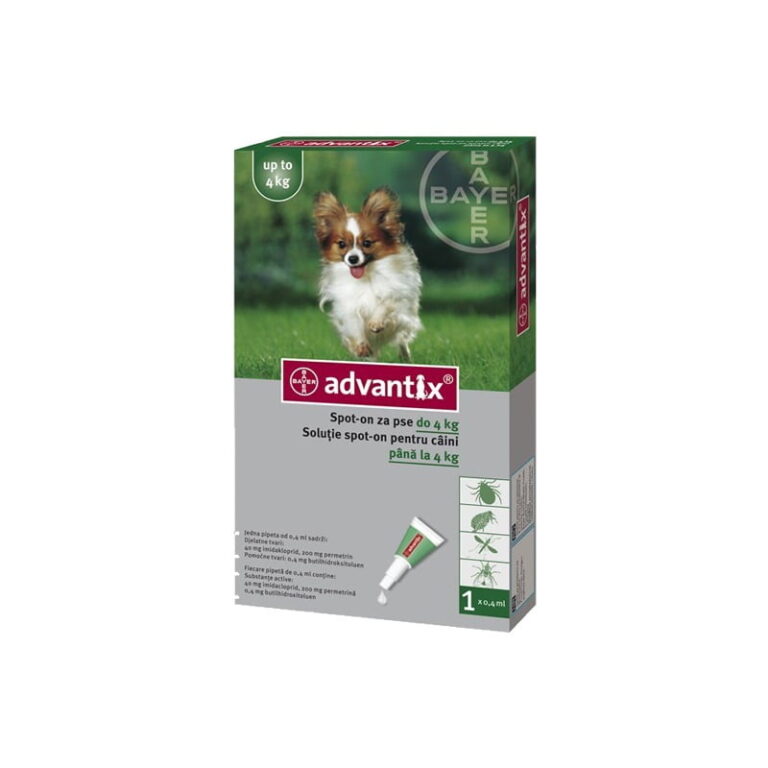 Advantix za pse do 4kg - Veterinarska ambulanta, apoteka i Pet Shop